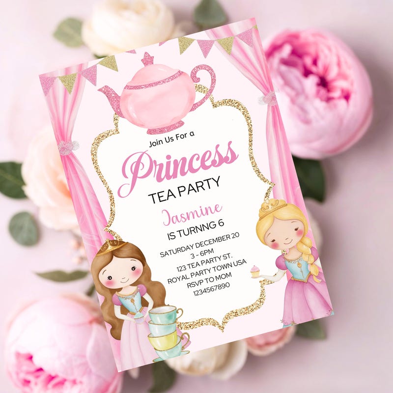 Princess Tea Party - Etsy