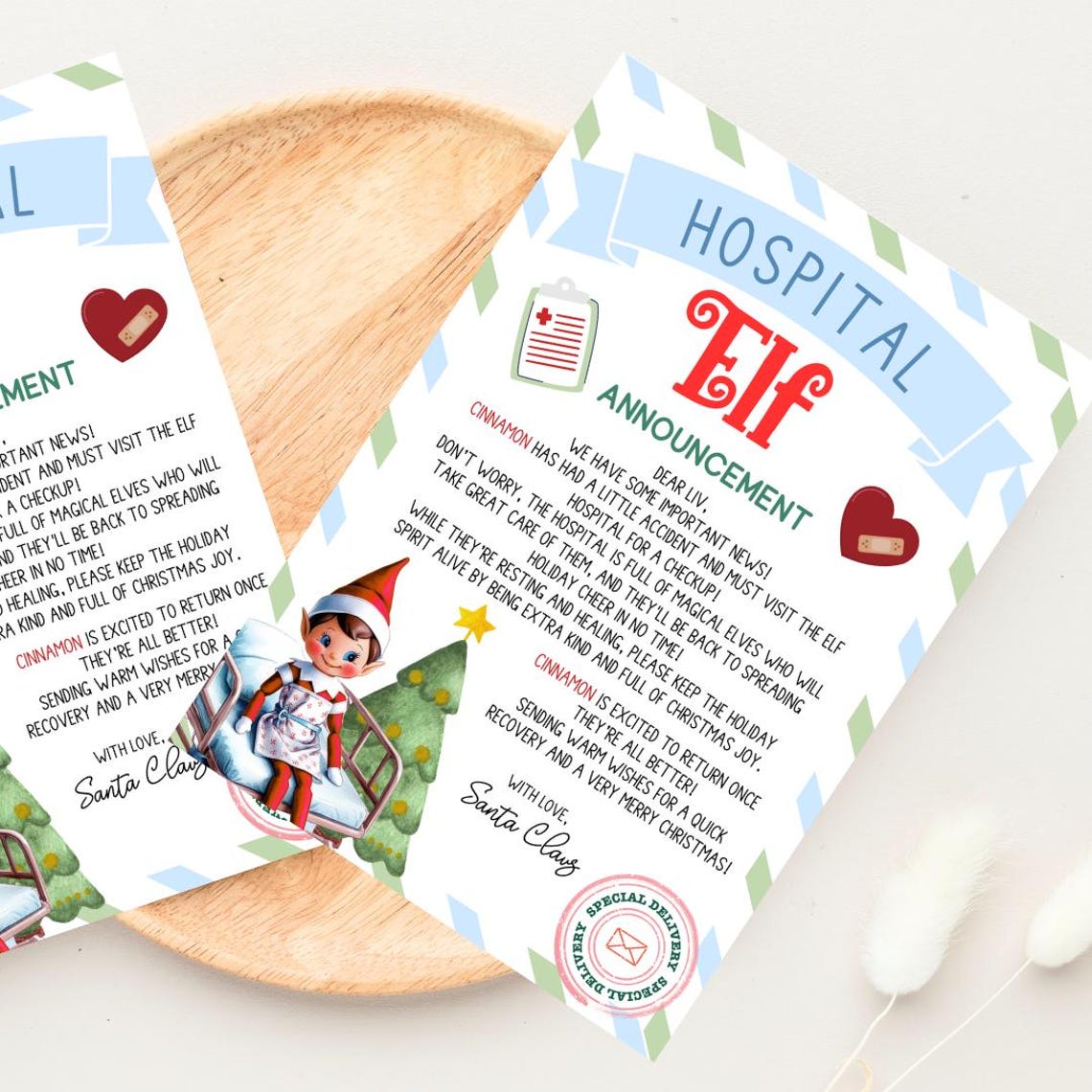 Oops Must Go Ouch Touched Elf Sick Hospital Elf Announcement – A ...