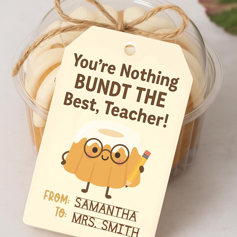 Teacher Treat Tag - Etsy