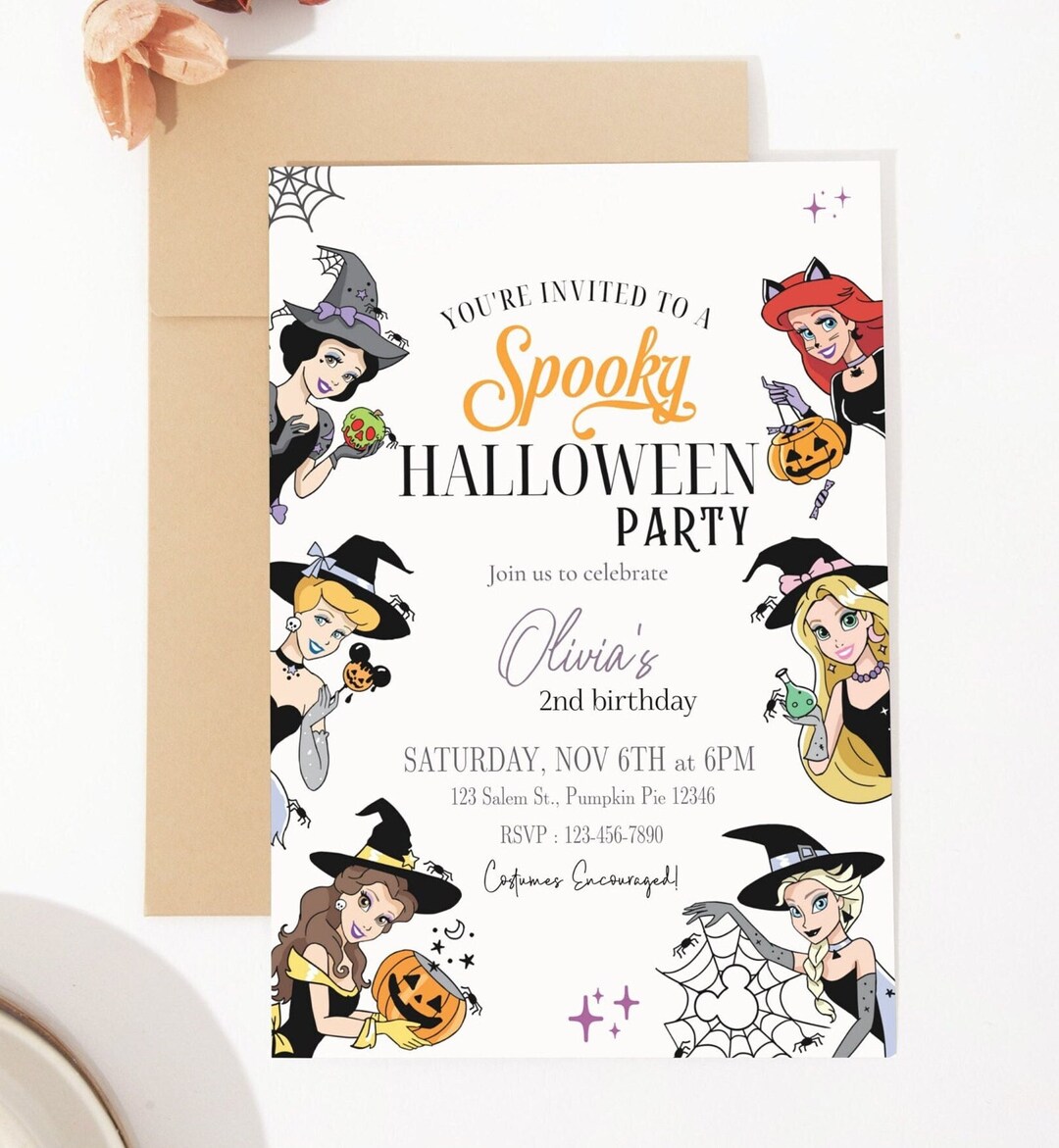 Corjl Princess Halloween Party Spooky Kids Costume October Birthday ...