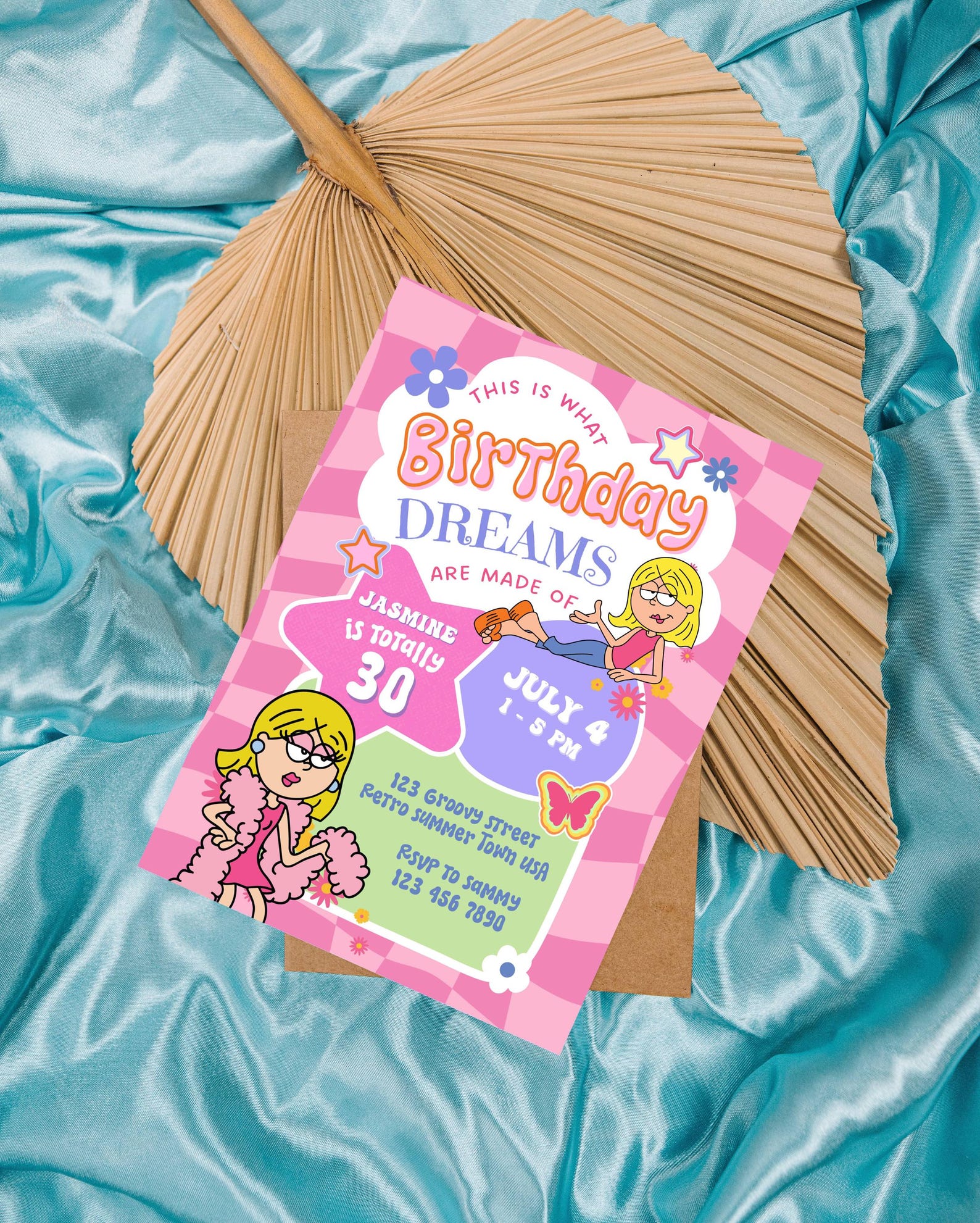 Lizzie Mcguire Birthday Invitation | Retro 2000s Template (digital ...