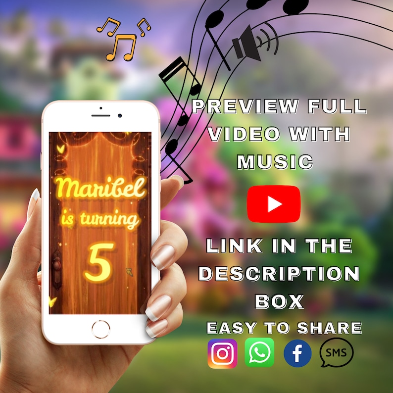 Encanto Birthday Video Invitation - Etsy