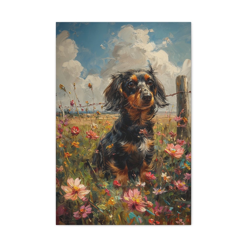 Doxie Painting - Etsy