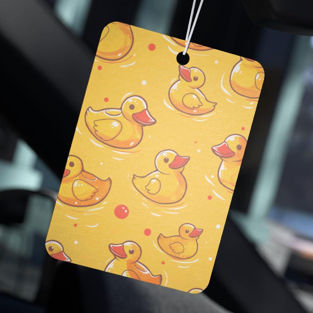 Rubber Duckies Car Air Freshener - Cute Scented Car Accessory, Fresh ...