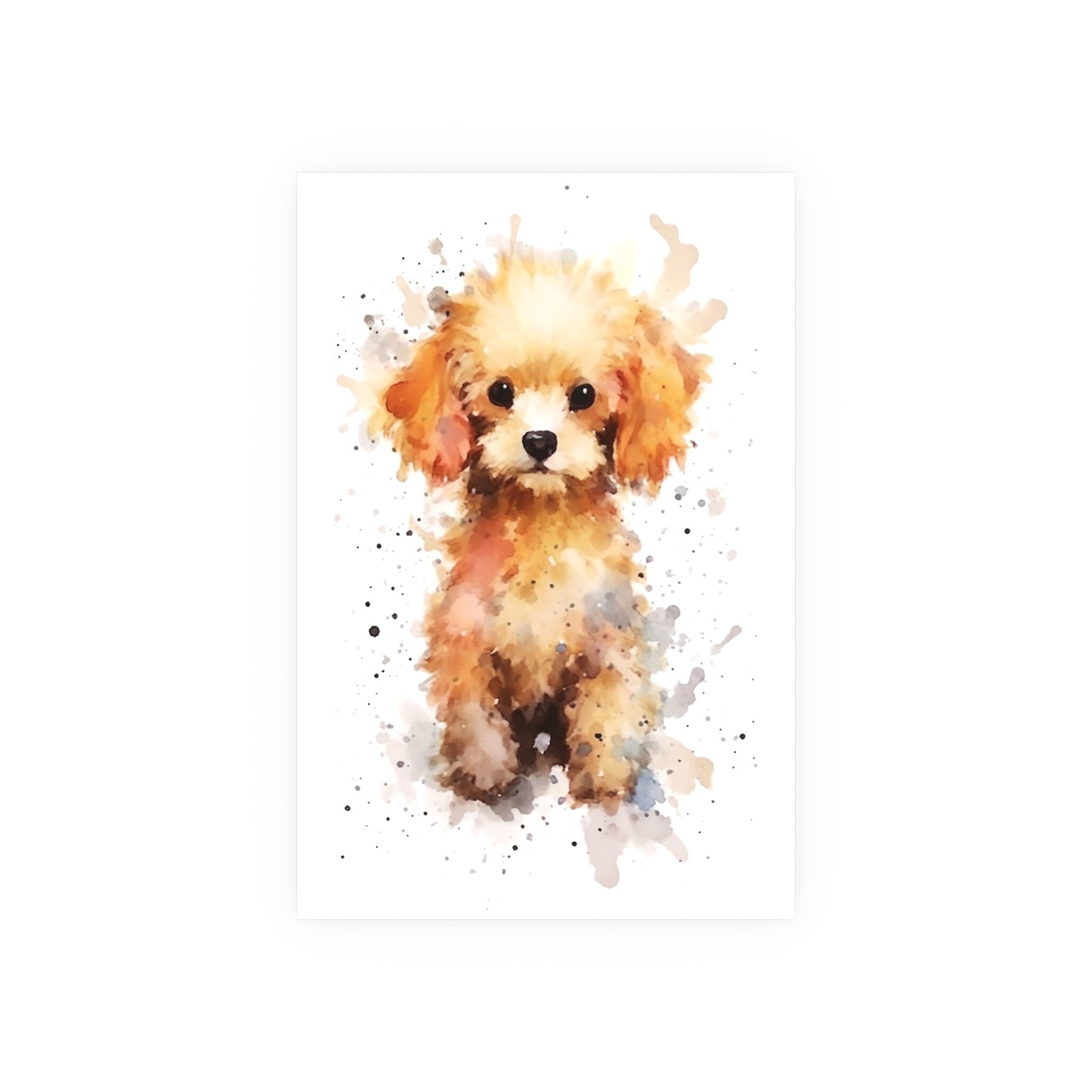 Elegant Poodle - Watercolor Art Print, Poodle Lover Art, Watercolor ...