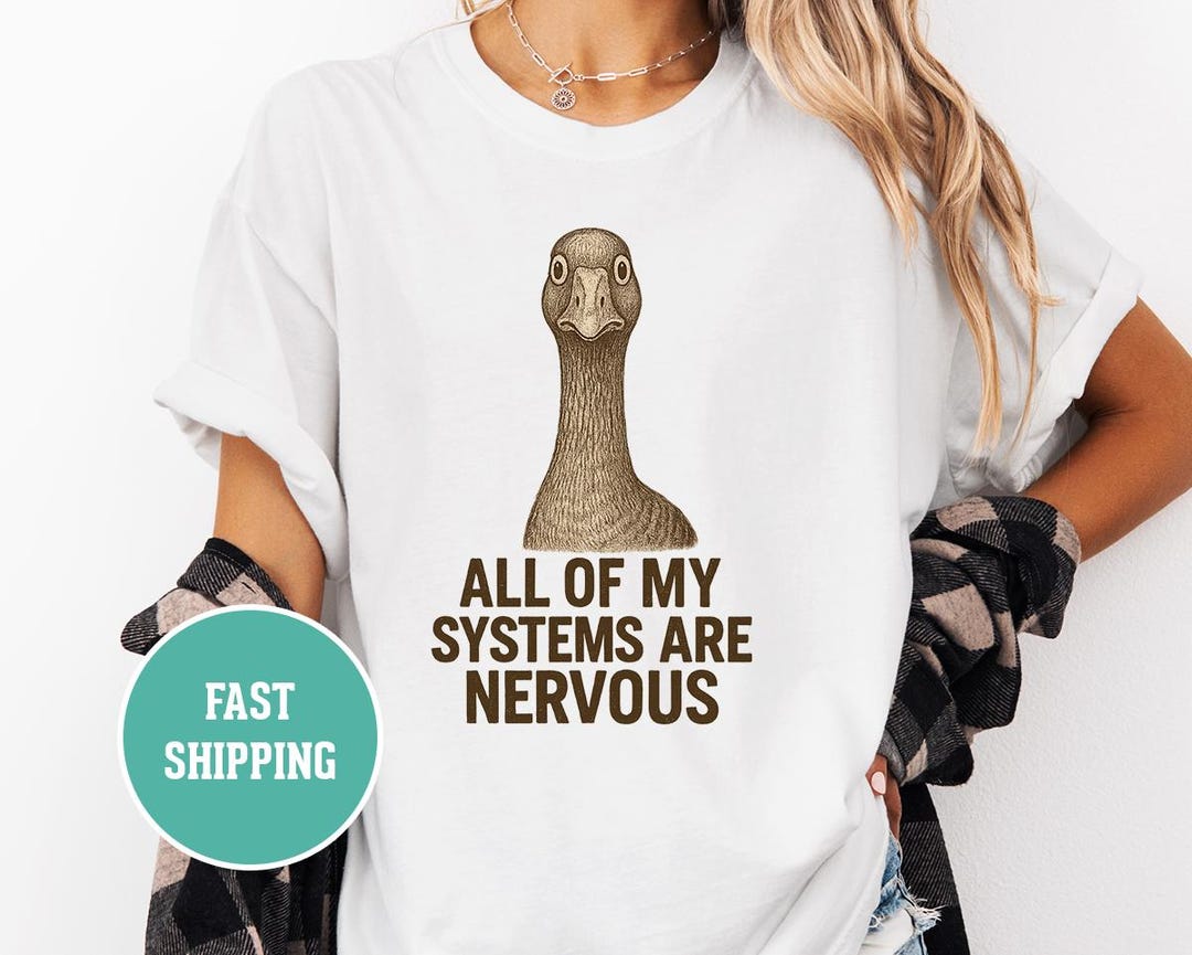 Mental Health Awareness Goose T-shirt, Anxiety Support Tee, All of My ...