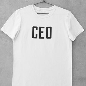 CEO Unisex T Shirt Motivational Hustle Entrepreneur Boss - Etsy