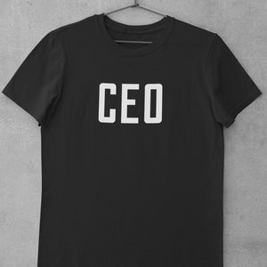 CEO Unisex T Shirt Motivational Hustle Entrepreneur Boss - Etsy
