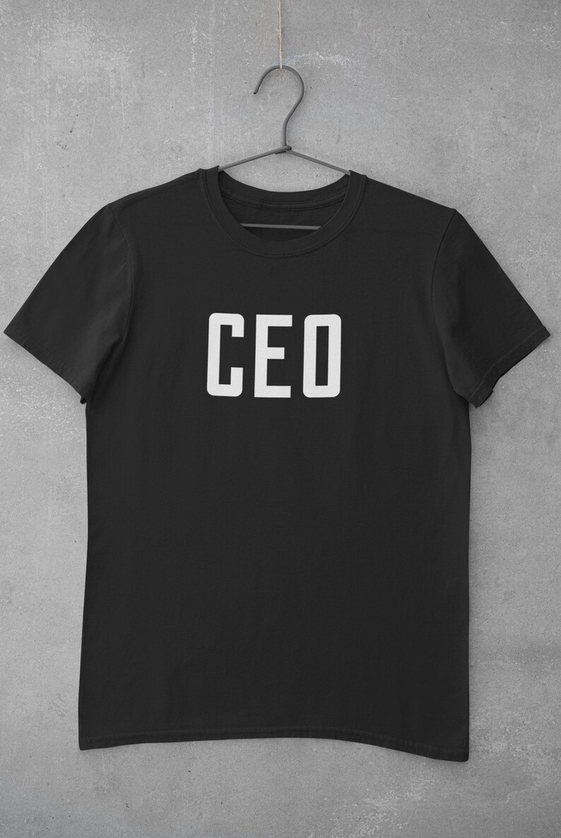 CEO Unisex T Shirt Motivational Hustle Entrepreneur Boss - Etsy