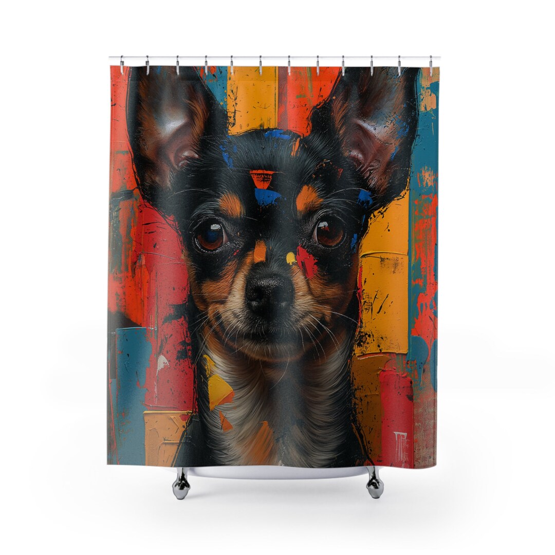 Colorful Chihuahua Dog Street Art Style- Paint Splat Dog Lovers- Dog ...