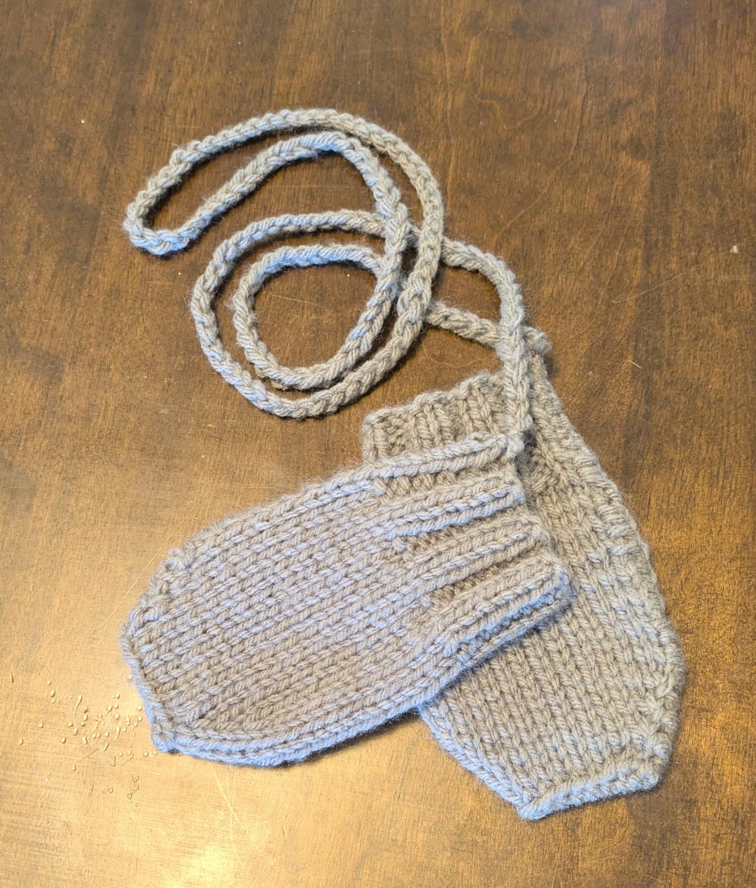 Knit 6-18 Month Thumbless Baby Mittens - Etsy