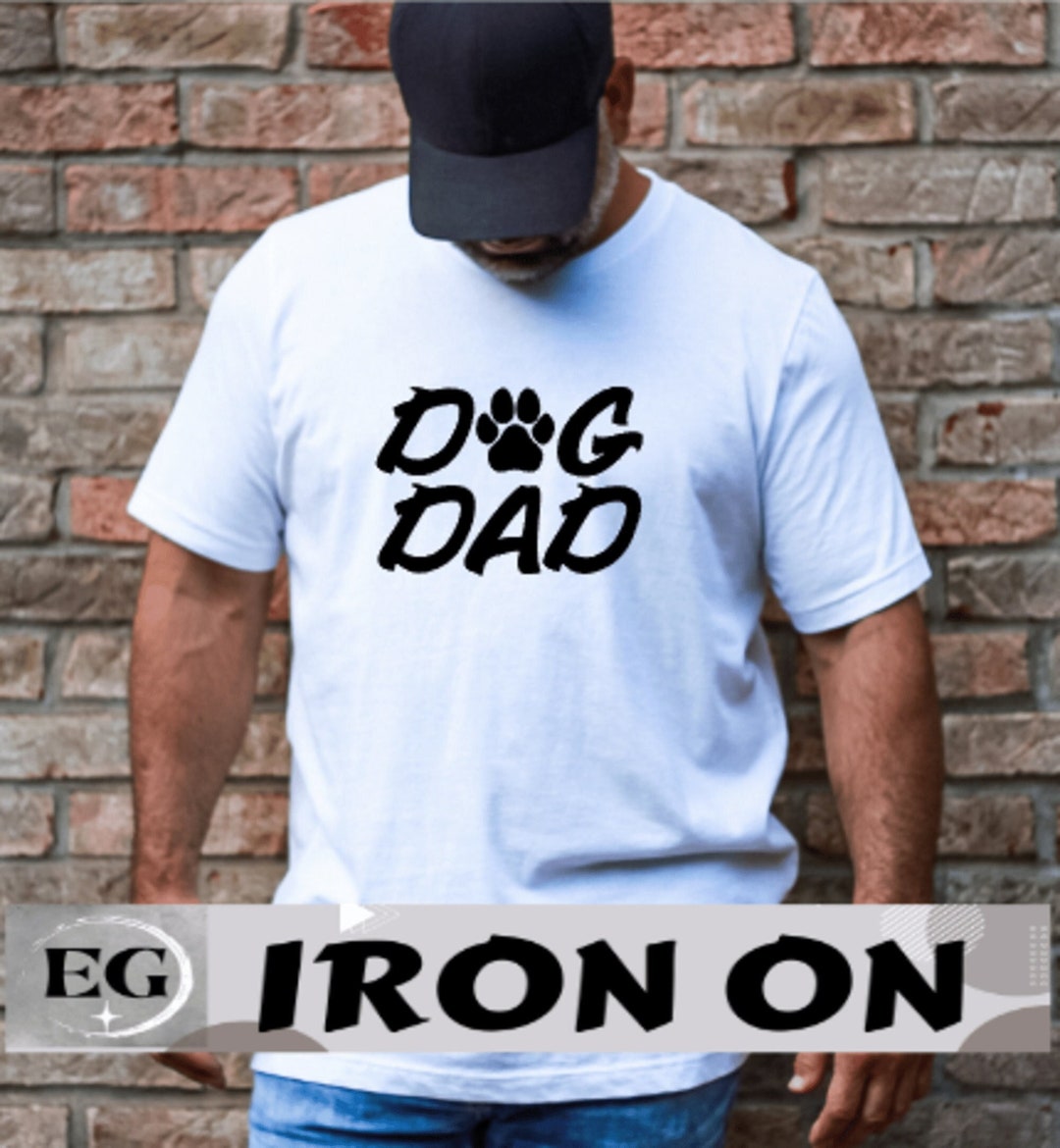 Dog Dad- - Iron on Transfer - Vinyl Decal - Window Sticker - Bumper ...