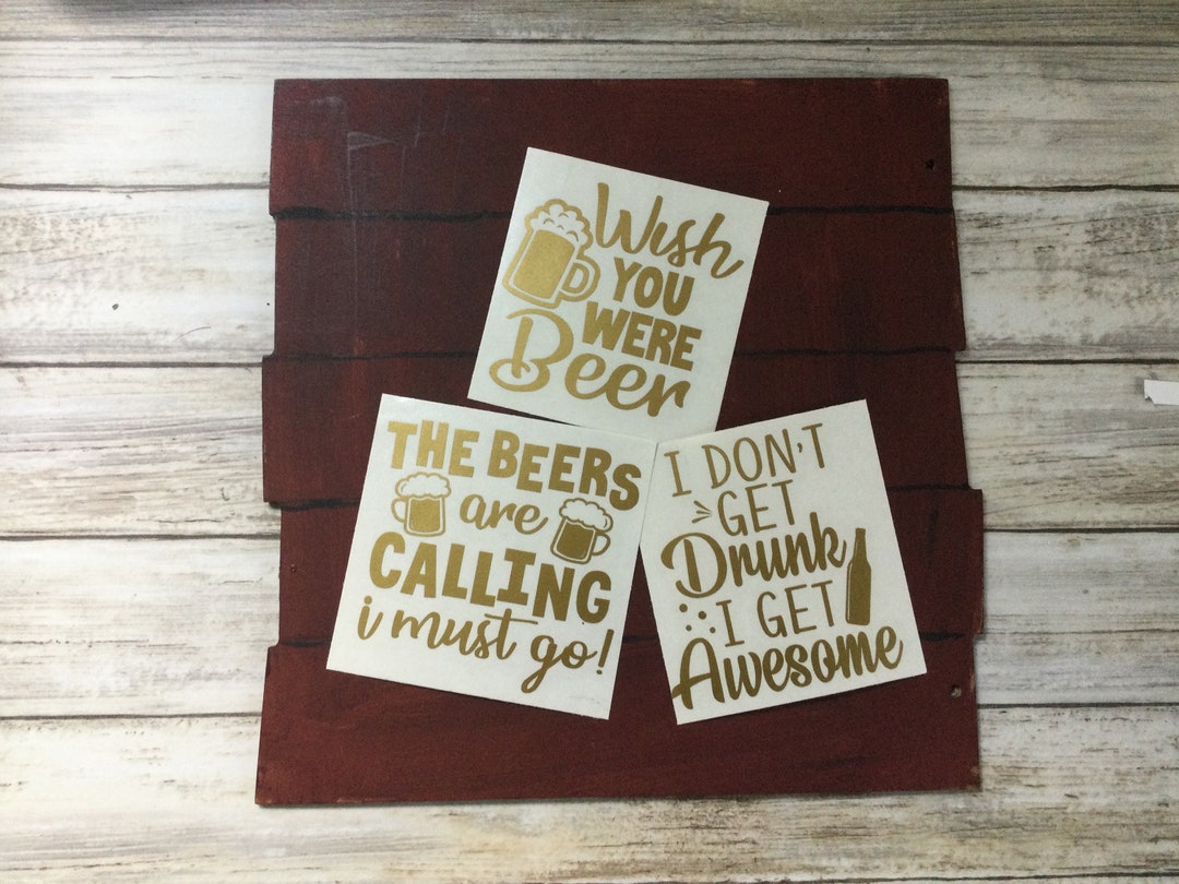 Beers Calling Fun Vinyl Decal Iron on Transfer Shirt - Etsy