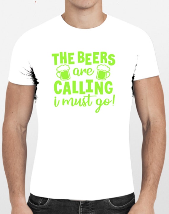 Beers Calling Fun Vinyl Decal Iron on Transfer Shirt - Etsy