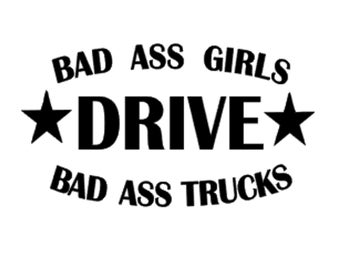 Bad Ass Girls Decal - Etsy