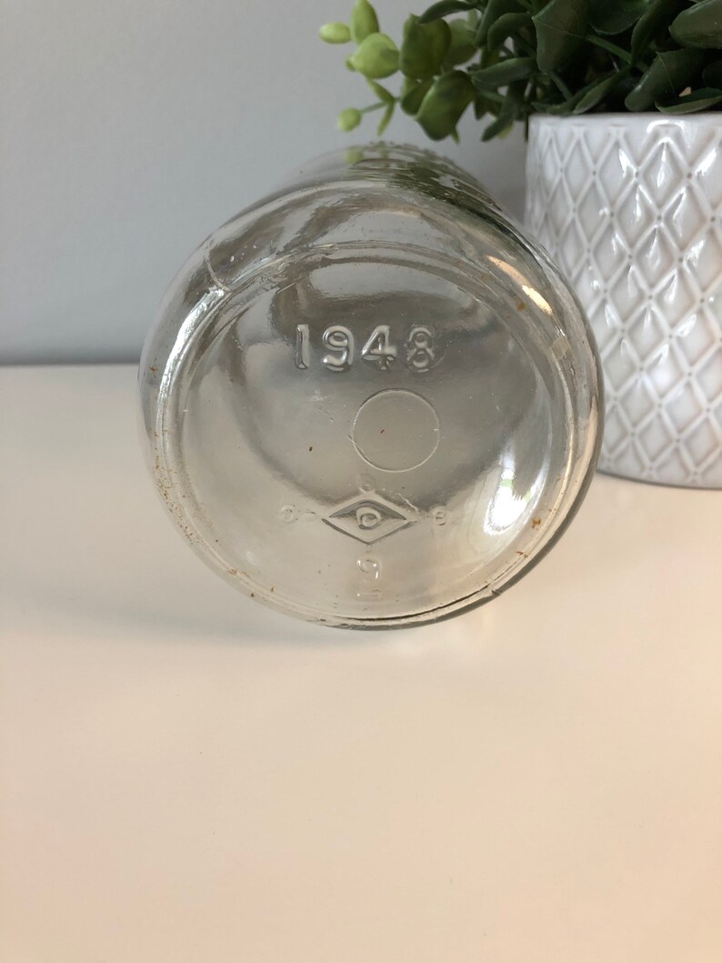 Vintage Crown Quart Canning Jars With Glass Lids and Zinc - Etsy