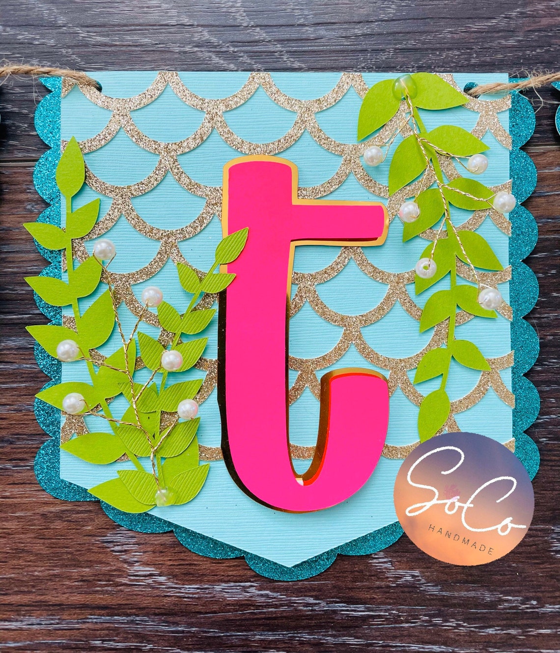 Mermaid Banner| Mermaid Party Themed Banner| Mermaid Party Decor| Under ...
