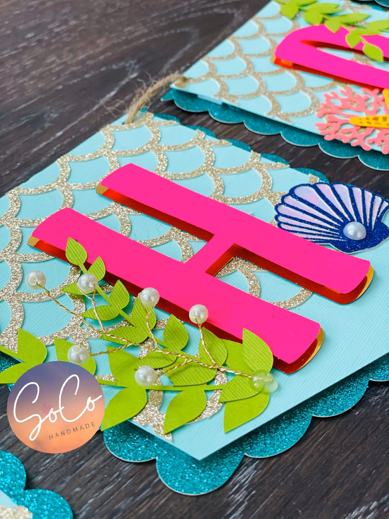 Mermaid Banner| Mermaid Party Themed Banner| Mermaid Party Decor| Under ...