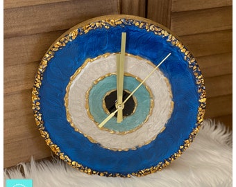 Evil Eye and Clock - Etsy