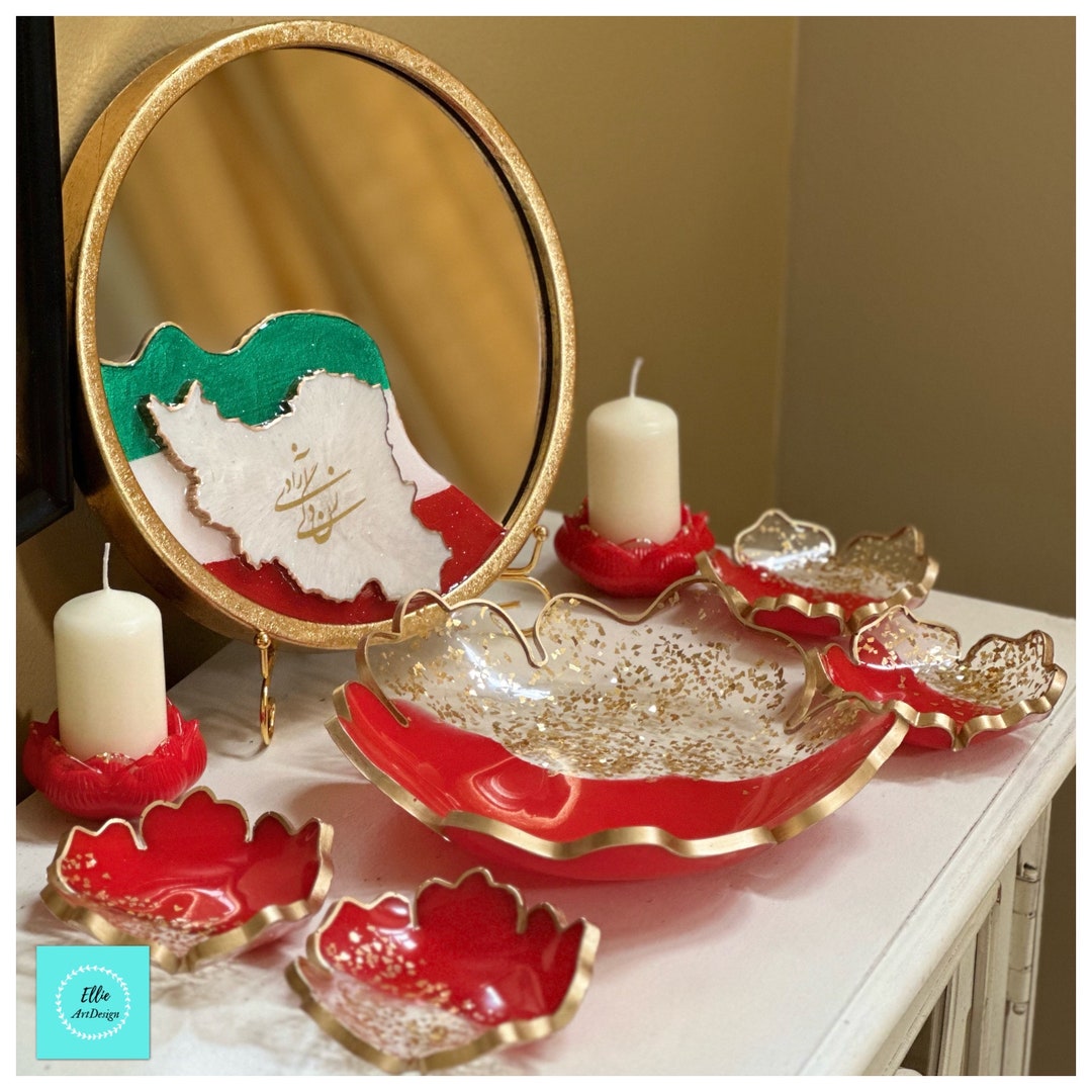 Haftsin Set in Red Color! - Etsy