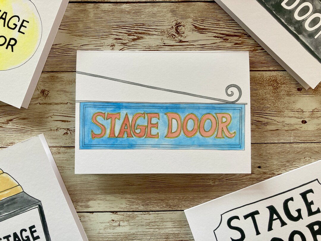 Stage Door Sign Card Theatre Royal Drury Lane - Etsy