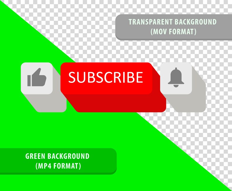 Animated Social Media Lower Thirds Intro Lower Third Button - Etsy