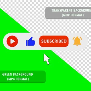 Animated Social Media Lower Thirds, Subscribe Like Notification Button, Intro Lower Third Button ...