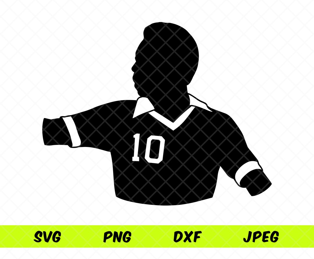 Pele Silhouette Portrait Svg Pele Side Profile Drawing - Etsy