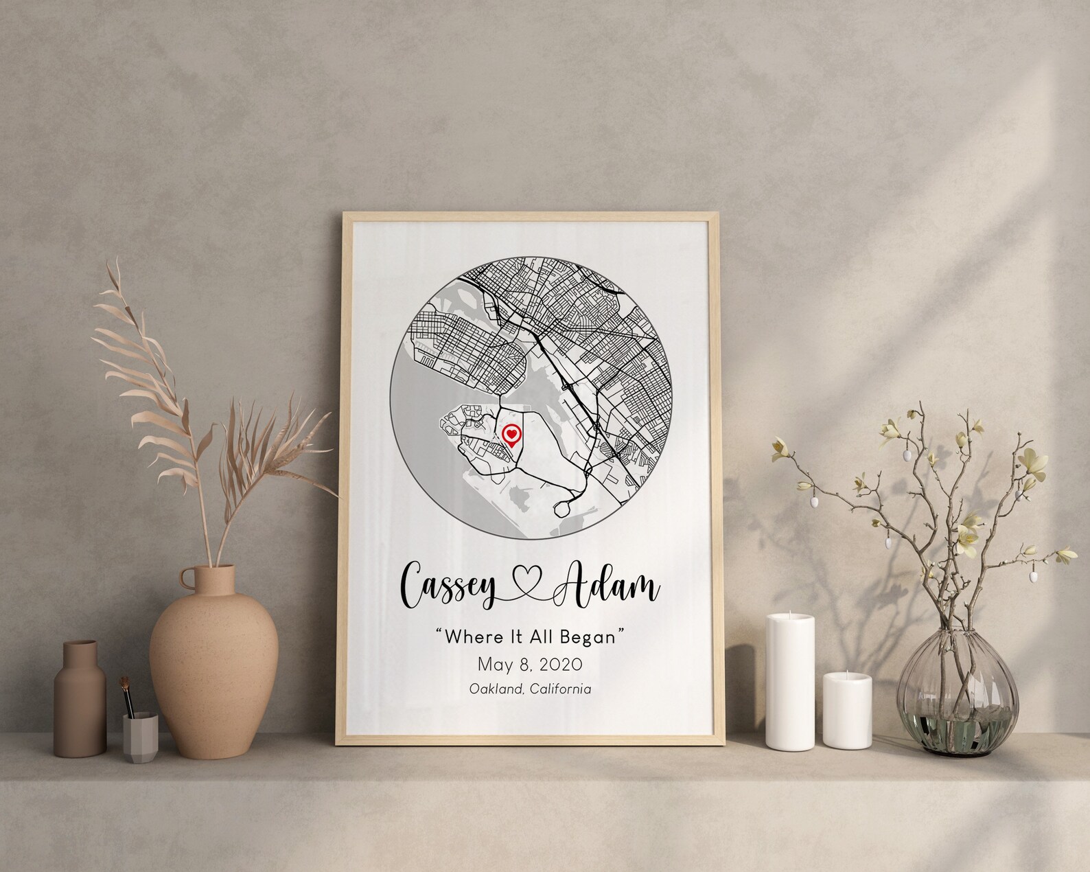 Custom Map Location Print Latitude Coordinates Print Where - Etsy