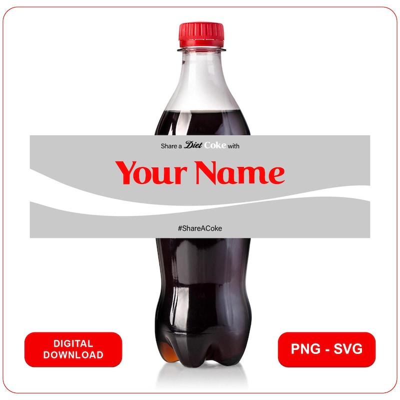 Coke Bottle Labels - Etsy