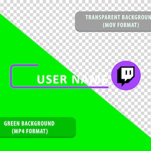 Animated Social Media Lower Thirds, Lower Third for Twitch, Intro Overlay for Twitch Streams ...