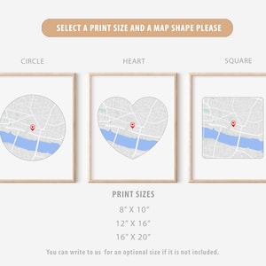 Custom Map Location Print, Latitude Coordinates Print, Location Pin ...