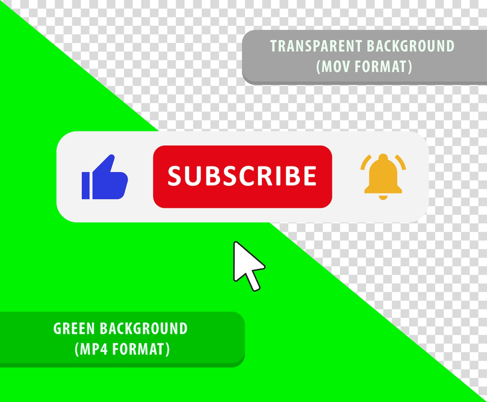 Animated Social Media Lower Thirds Intro Lower Third Button - Etsy