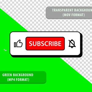 Animated Social Media Lower Third, Lower Third for Youtube, Subscribe ...