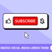 Animated Social Media Lower Third, Lower Third for Youtube, Subscribe ...