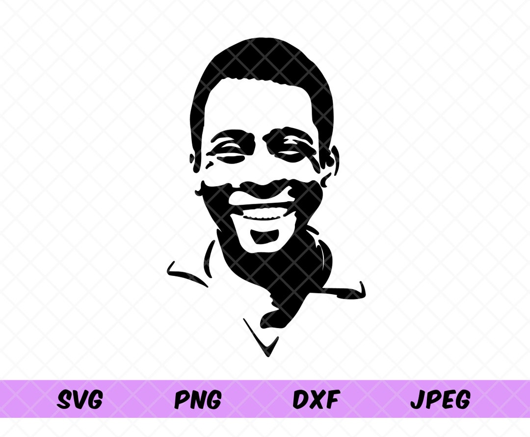 Pele Stencil Portrait Svg, Pele Silhouette Portrait Svg, Legend Svg ...