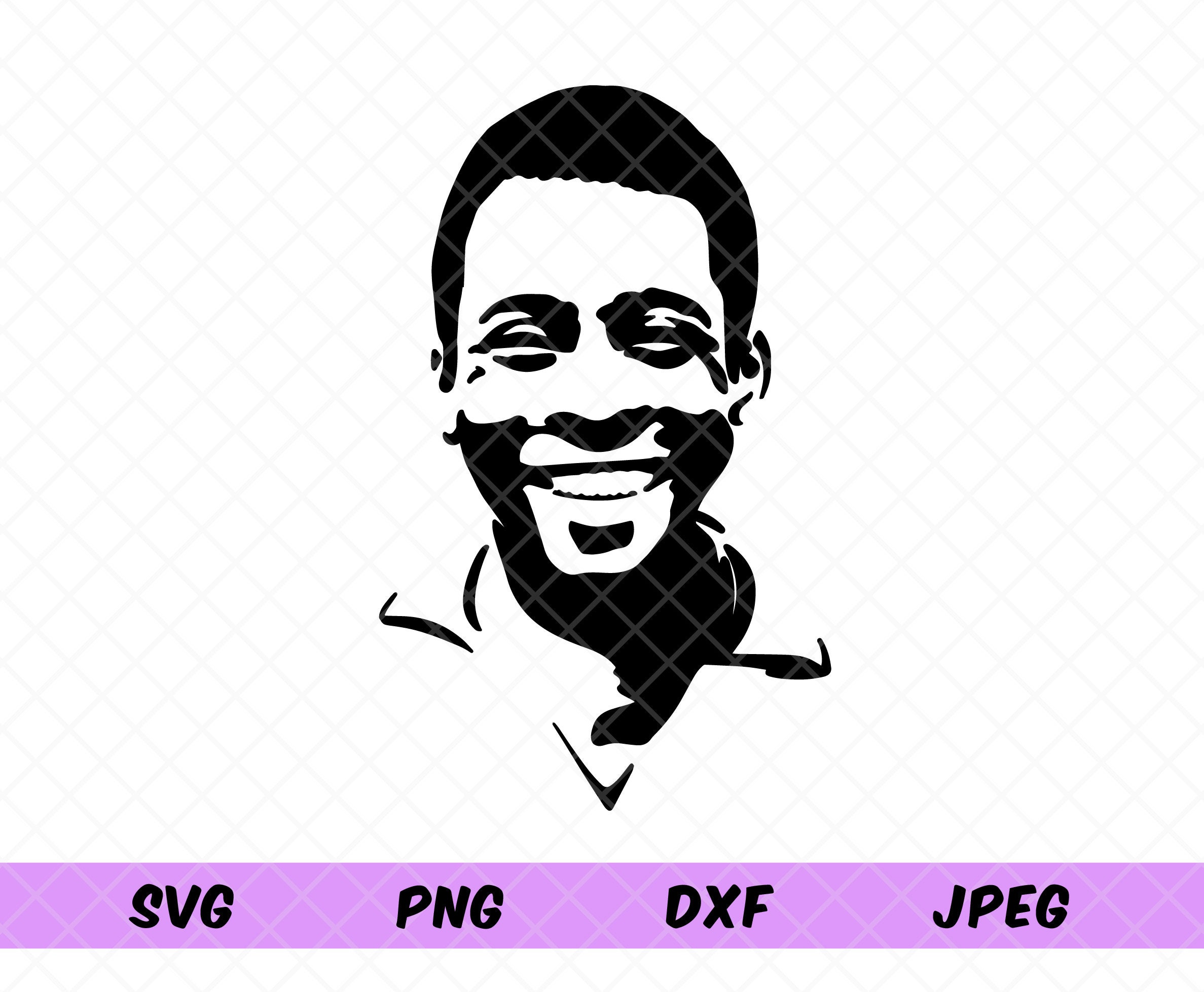 Pele Stencil Portrait Svg, Pele Silhouette Portrait Svg, Legend Svg ...