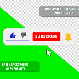 Social Media Animation, Lower Third for Youtube, Subscribe Like ...