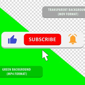 Animated Social Media Lower Thirds, Subscribe Like Notification Button, Intro Lower Third Button ...