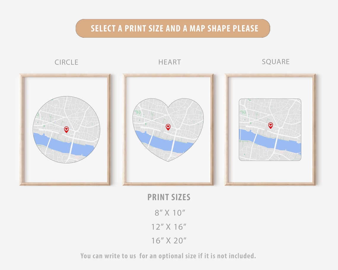 Custom Map Location Print, Where It All Began, Latitude Coordinates ...