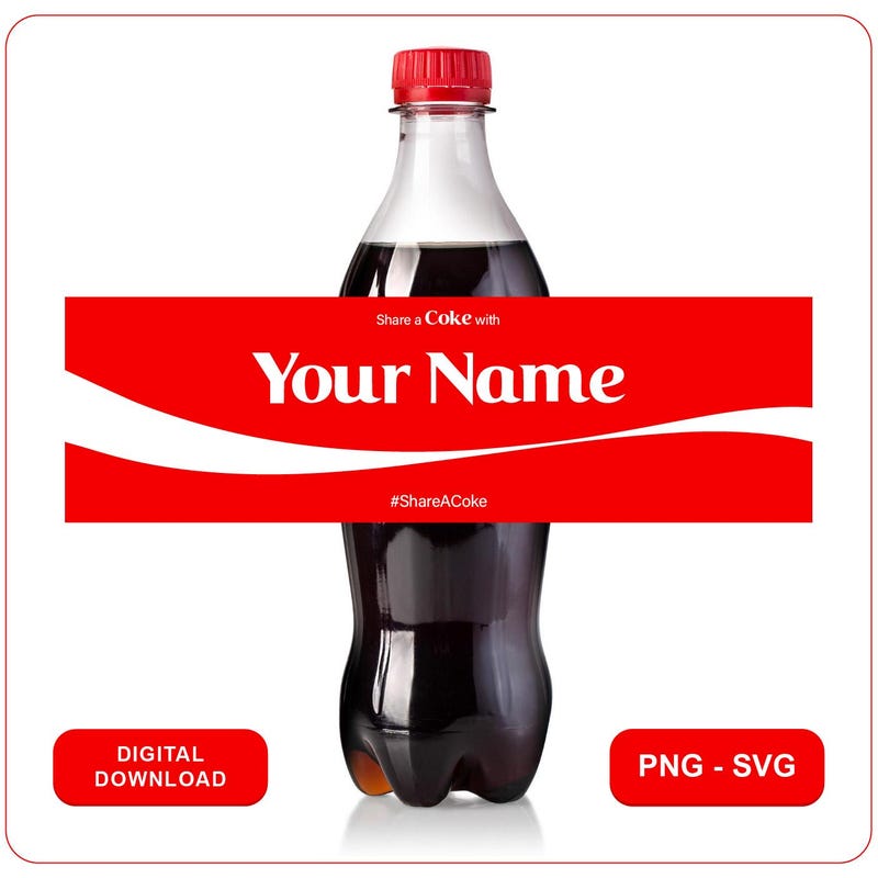 Cola flasche mit namen - Etsy.de