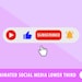 Animated Social Media Overlay, Subscribe Like Notification Button, Intro Lower Third Button for ...