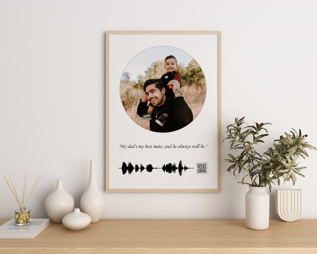 Custom Soundwave Art, Voice Recording Gift, Personalized Soundwave Wall ...