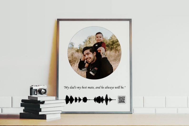 Custom Soundwave Art, Voice Recording Gift, Personalized Soundwave Wall ...