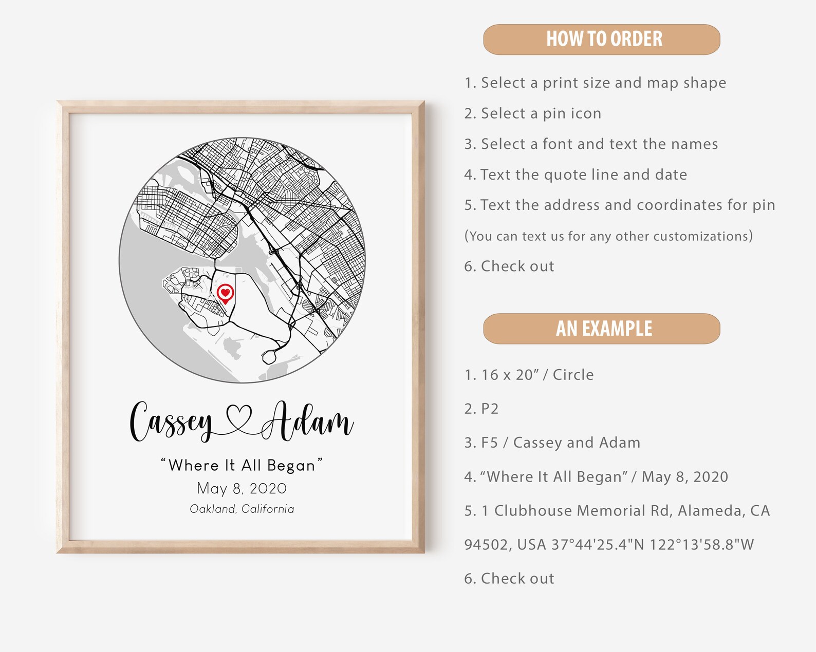 Custom Map Location Print Latitude Coordinates Print Where - Etsy