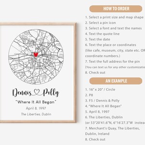 Custom Map Location Print, Latitude Coordinates Print, Where It All ...