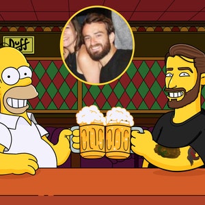 Simpsons Custom Portrait, Simpsons Bar, Simpsons Family Portrait ...