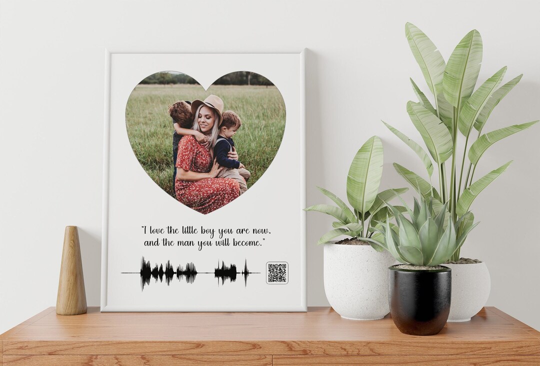 Custom Soundwave Art, Voice Recording Gift, Personalized Soundwave Wall ...