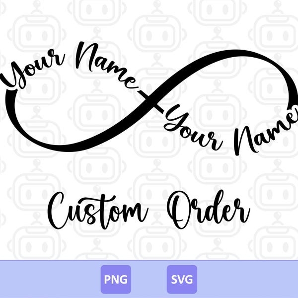 Infinity Name Sign - Etsy