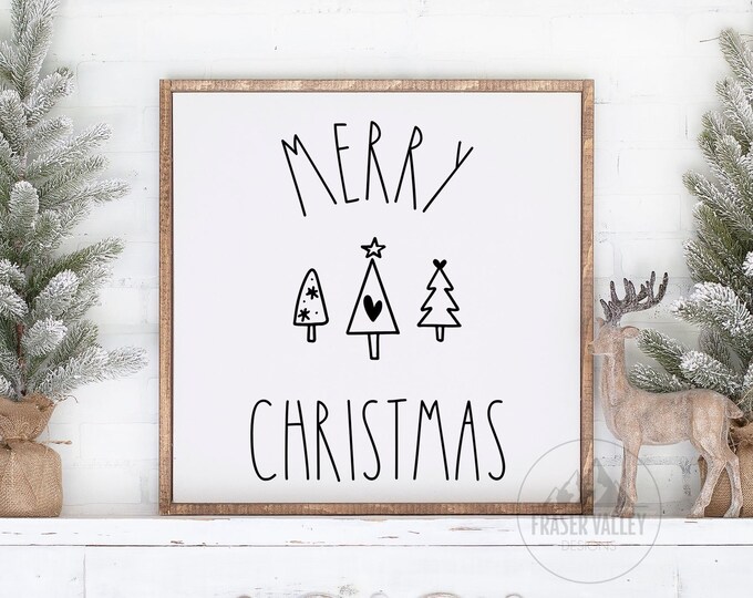 Merry Christmas SVG, Primitive Svg, Christmas Sign SVG, Holiday Sign ...